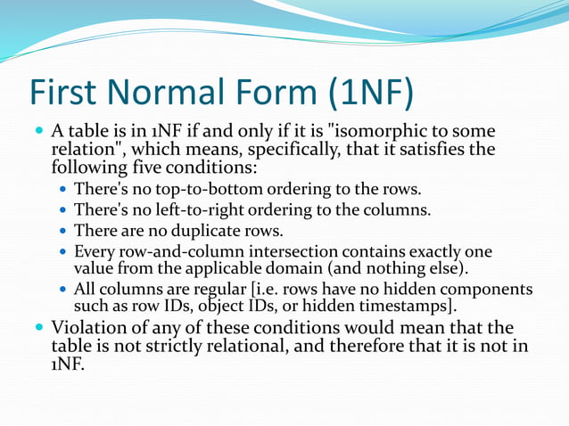 Functional dependencies and normalization | PPT Functional dependencies and normalization | PPT