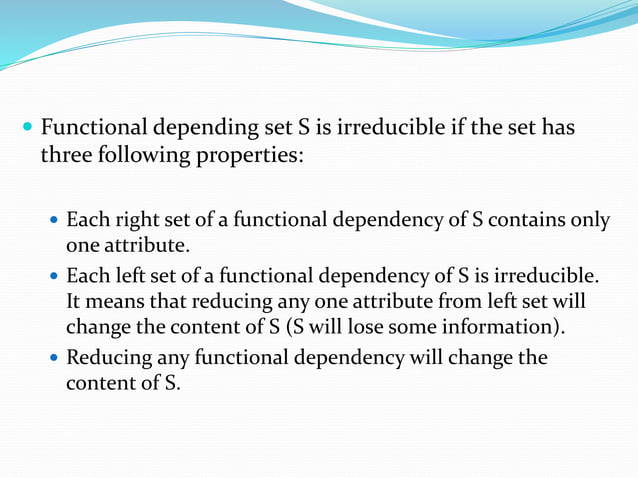Functional dependencies and normalization | PPT Functional dependencies and normalization | PPT