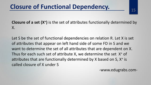 Functional Dependency Ppsx Databases Computer Software And Applications