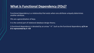 Functional Dependency | PDF