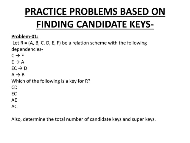 Functional dependency (database management System).pptx | Databases ...