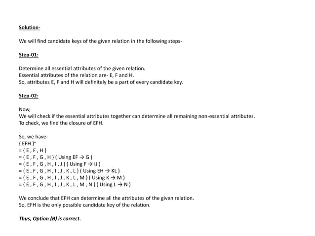 Functional Dependency Database Management System Pptx