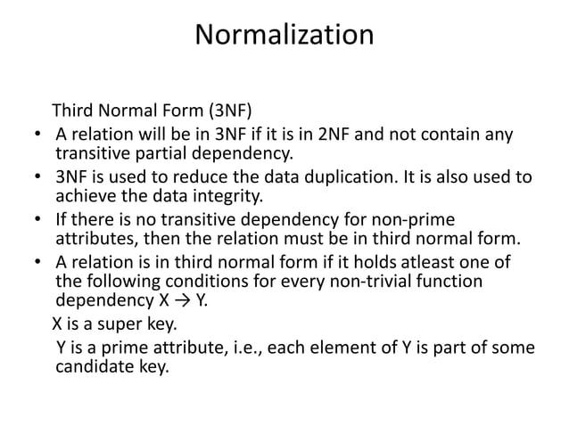 Functional dependency (database management System).pptx | Databases | Computer Software and ...