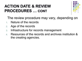 Functional design of records center | PPT