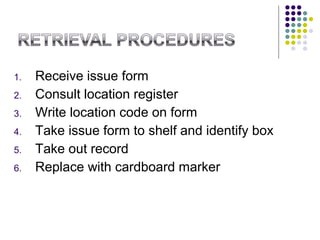 Functional design of records center | PPT