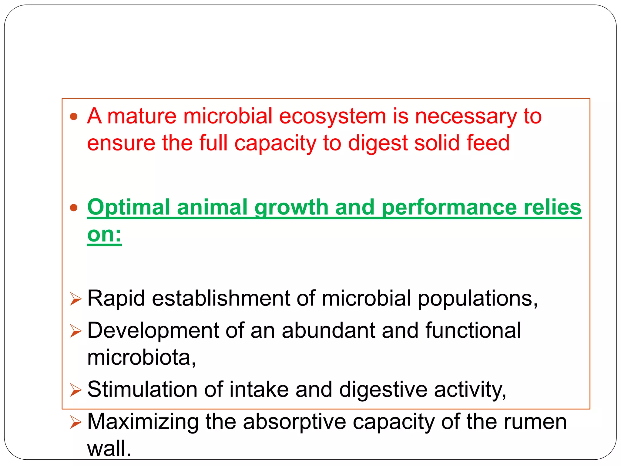 Functional development of rumen | PPTX