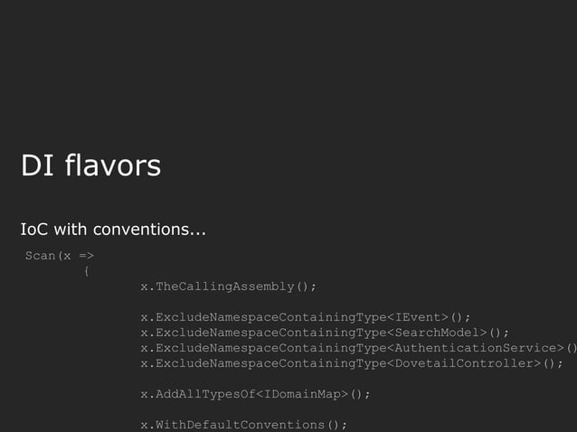 Functional Dependency Injection in C# | PPTX