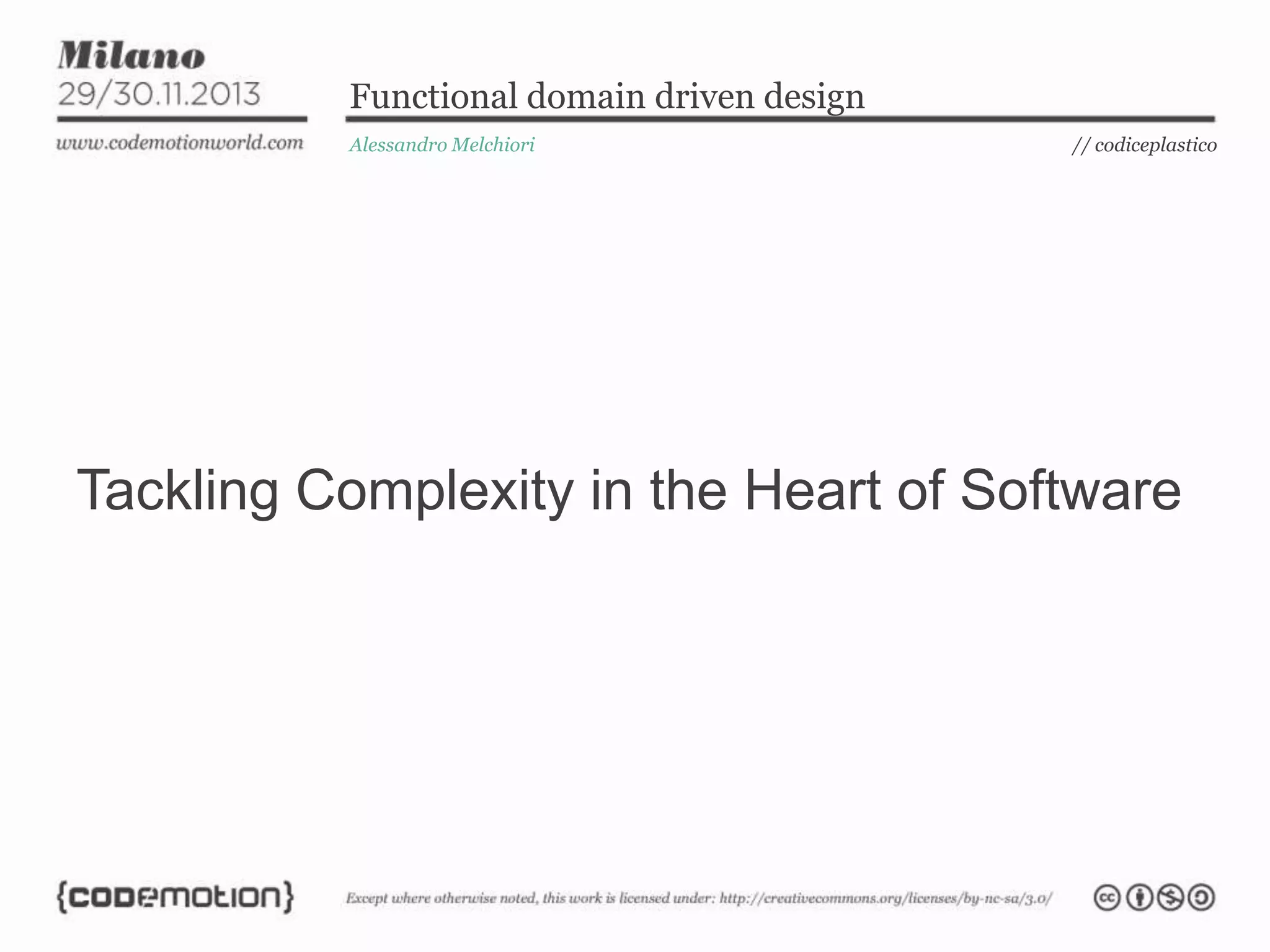 Functional domain driven design | PPT