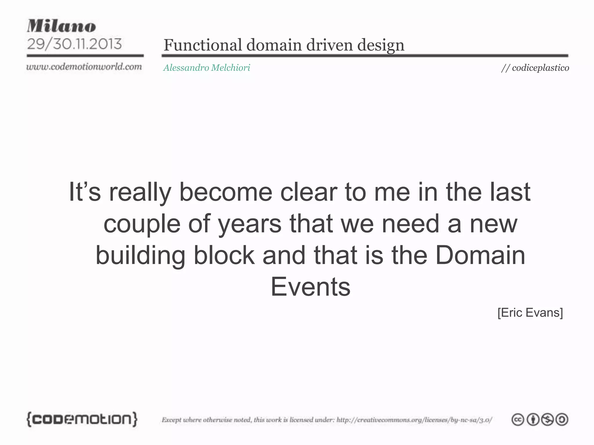 Functional domain driven design | PPT