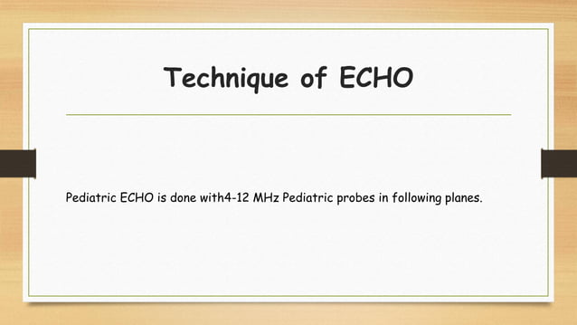 Functional echocardiography ppt | PDF | Heart and Cardiovascular ...