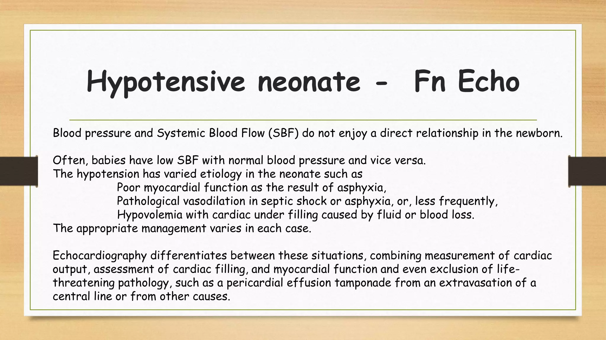 Functional echocardiography ppt nov 2020 | PDF