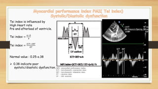 Functional echocardiography ppt nov 2020 | PDF