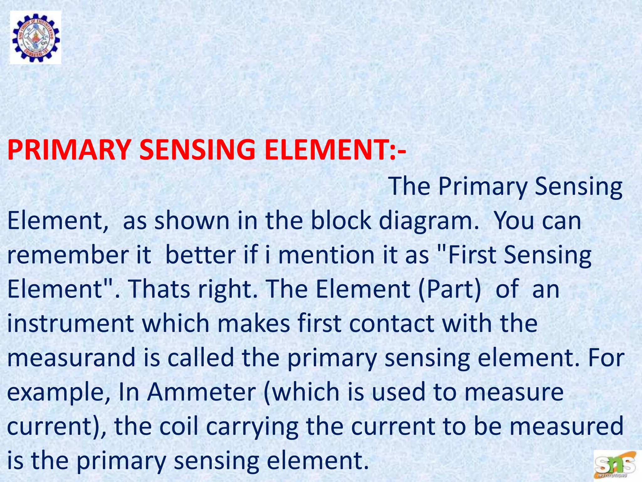 Functional elements of an instrument | PPTX