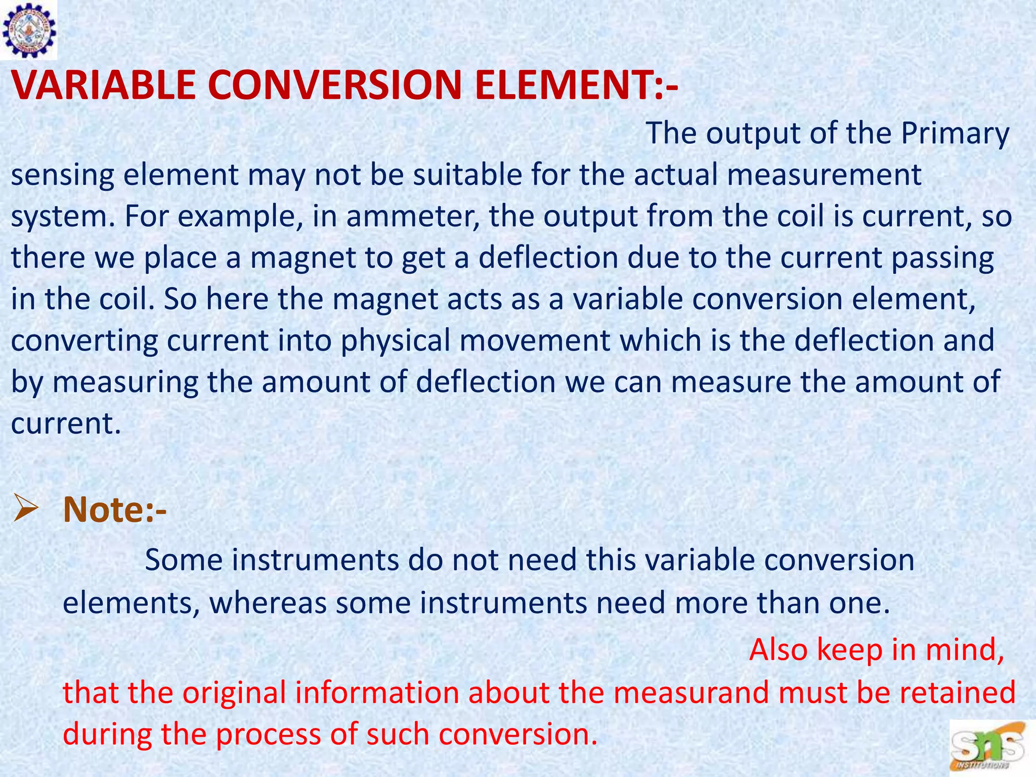 Functional elements of an instrument | PPTX