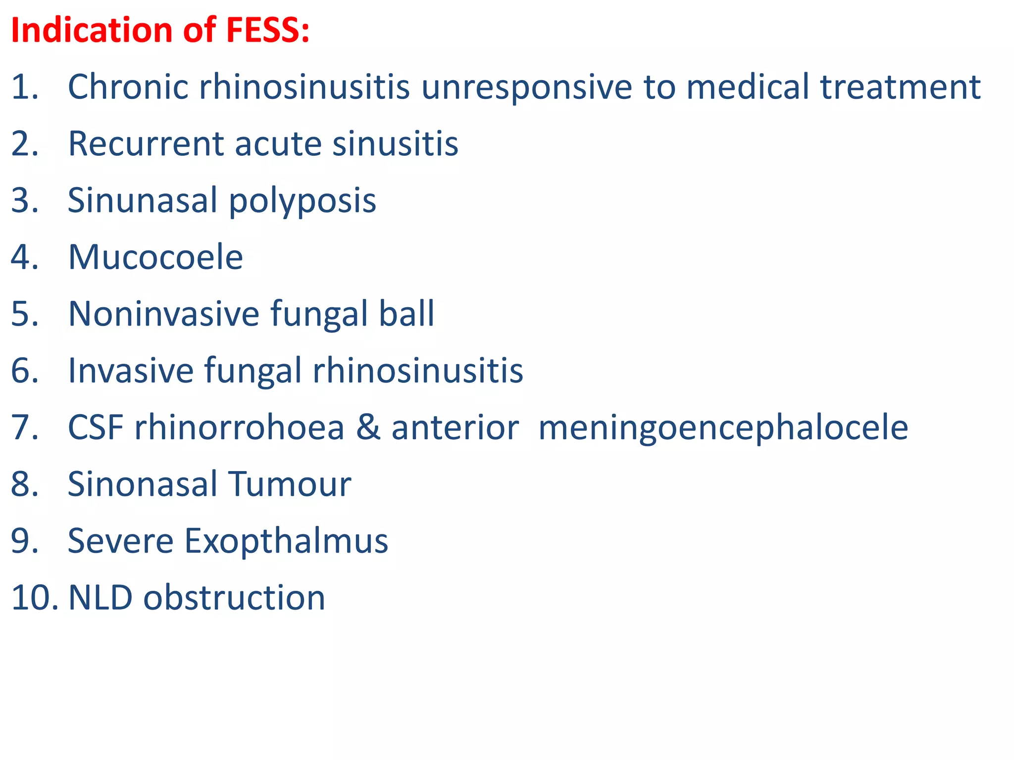 Functional endoscopic sinus surgery | PPTX