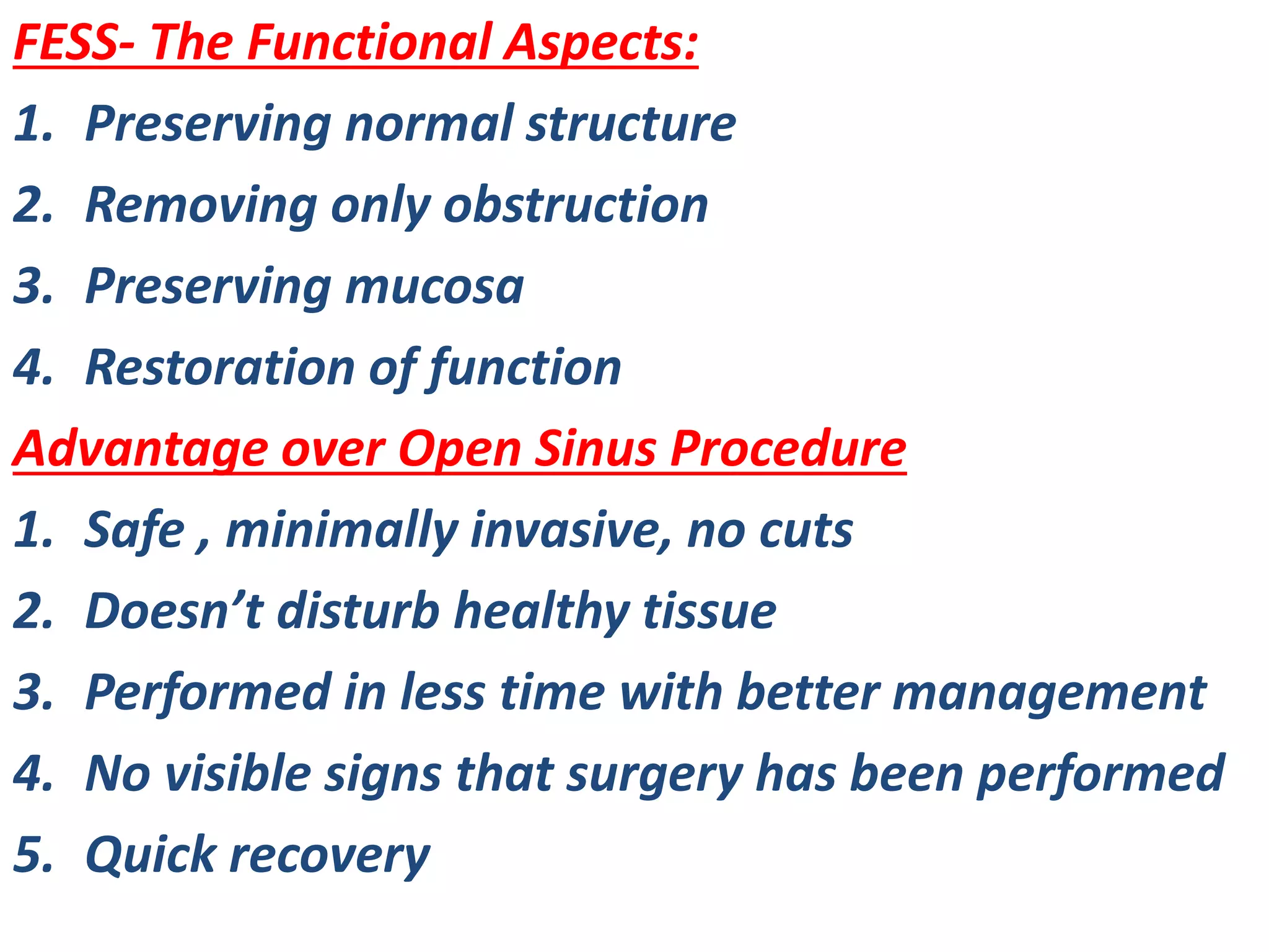 Functional endoscopic sinus surgery | PPTX