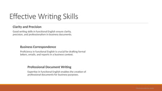 Functional English in Business.pptx university | PPTX