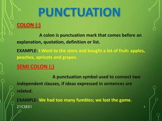 Functional English Presentation 21CSE01.pptx