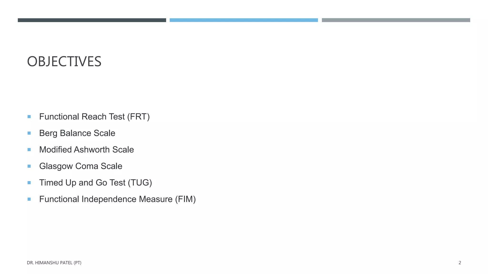 Functional evaluation scales | PPTX