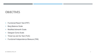 Functional evaluation scales | PPTX