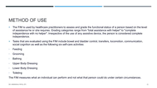 Functional evaluation scales | PPTX