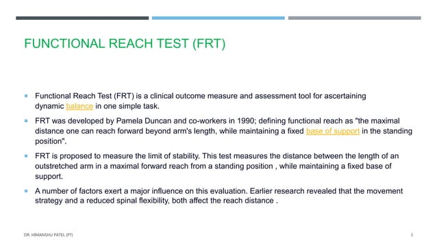 Functional evaluation scales | PPTX | Physical Therapy | Wellness