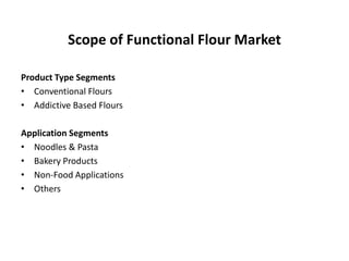 Functional Flour Market | PPT
