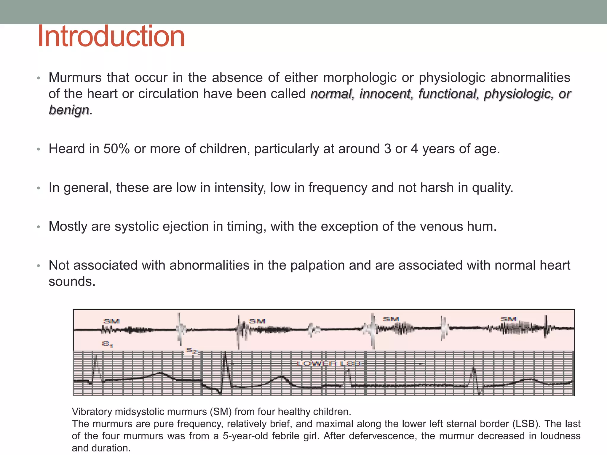 Functional flow murmur | PPTX