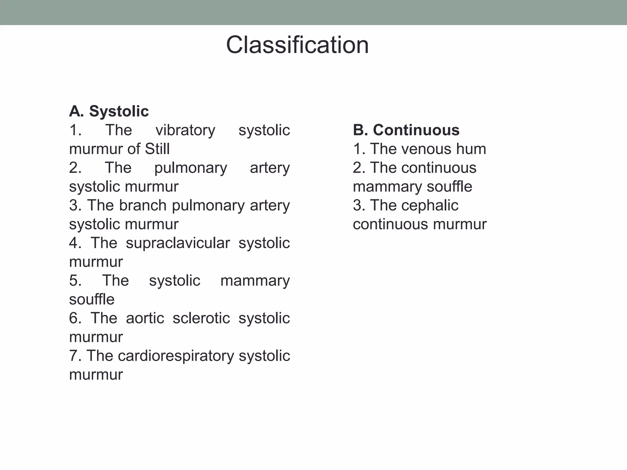 Functional flow murmur | PPTX