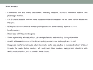 Functional flow murmur | PPTX