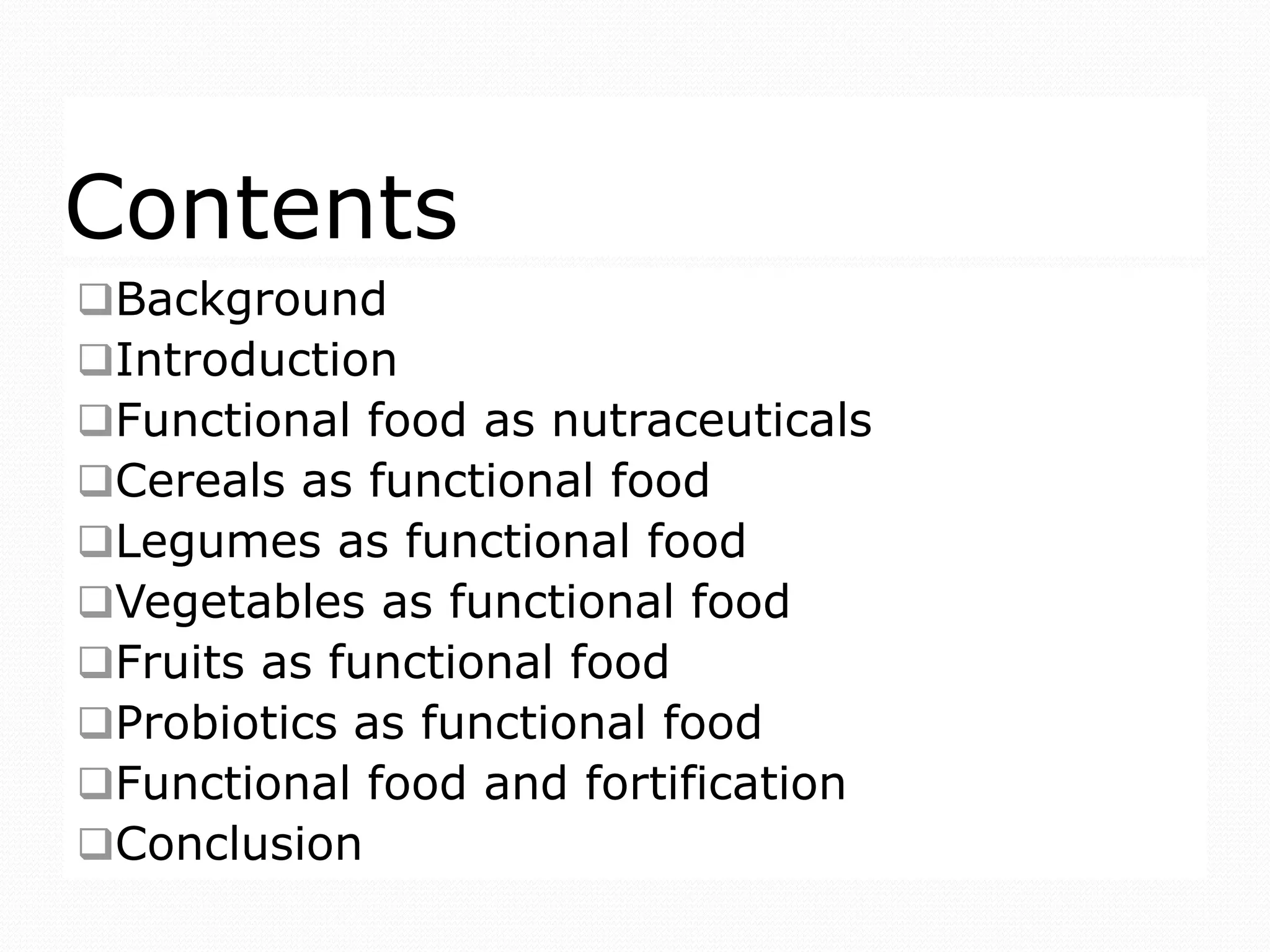 Functional food | PPTX