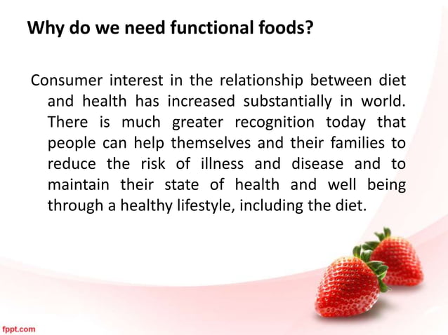 Functional food | PPTX