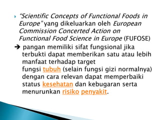 Functional food and immunity | PPTX