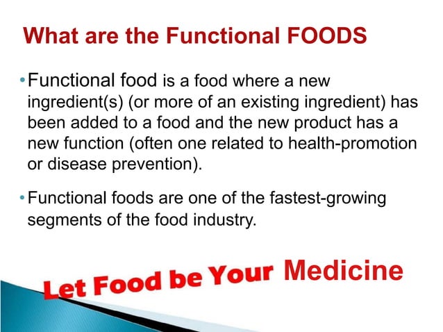 Functional FOODS product of the food industry .pptx