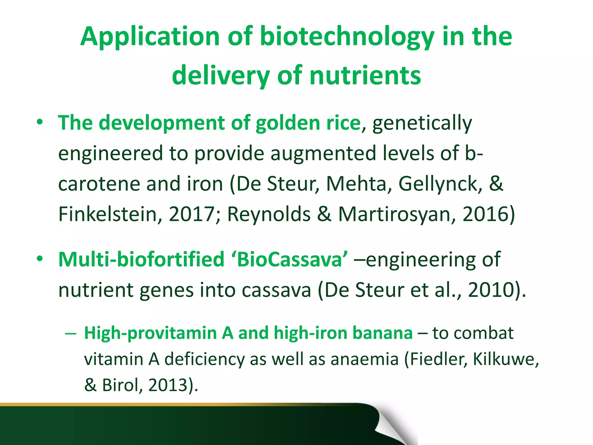 Application of biotechnology in functional foods | PDF