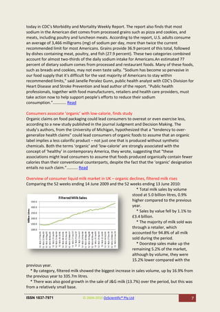 Functional Foods Weekly Vol 5 No 20 | PDF