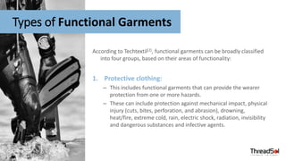 FUNCTIONAL GARMENTS – When Garments Do More Than Fashion | PPTX