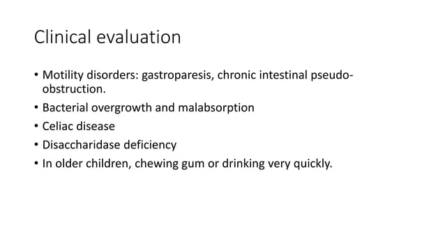 Functional gastrointestinal disorders in children | PPTX