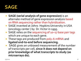 Functional genomics, and tools | PPTX