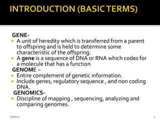 Functional genomics, and tools | PPTX
