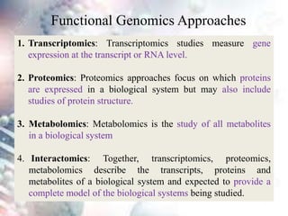 Functional genomics | PPTX