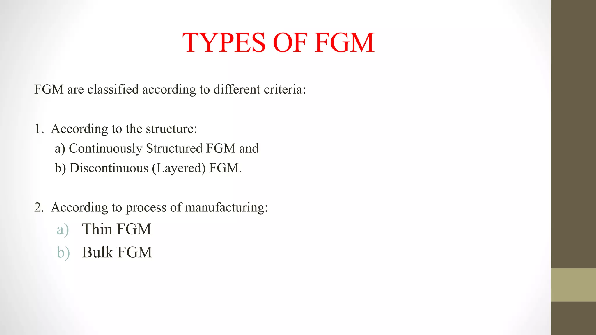 Functional graded materials | PPTX