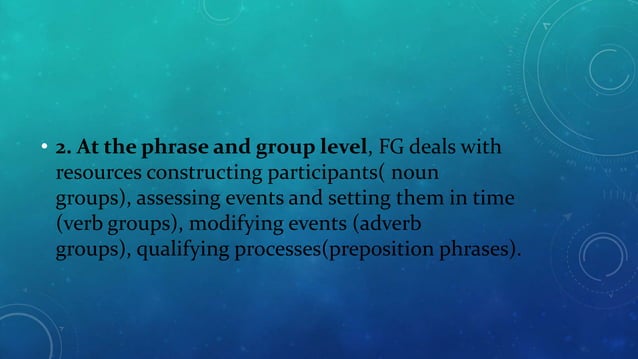 Functional grammar | PPTX