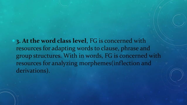 Functional grammar | PPTX