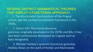 Functional grammar | PPTX