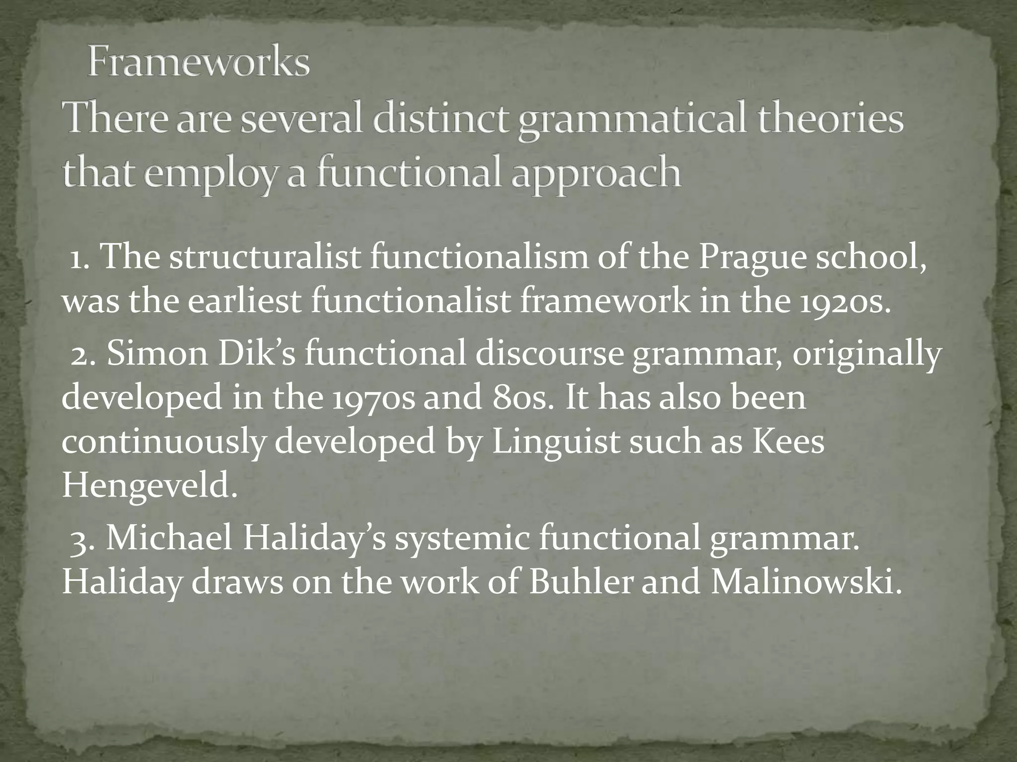 Functional Grammar | PPTX