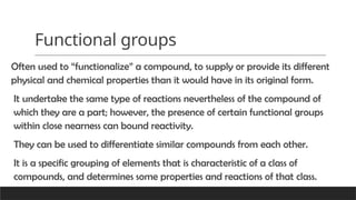 Organic compounds - the Functional Group.pptx