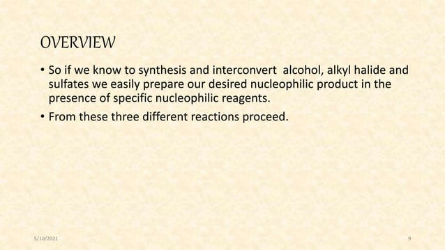 Functional group interconversion (fgi) presentation | PPTX