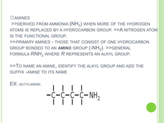 Functional group of organic compounds | PPTX