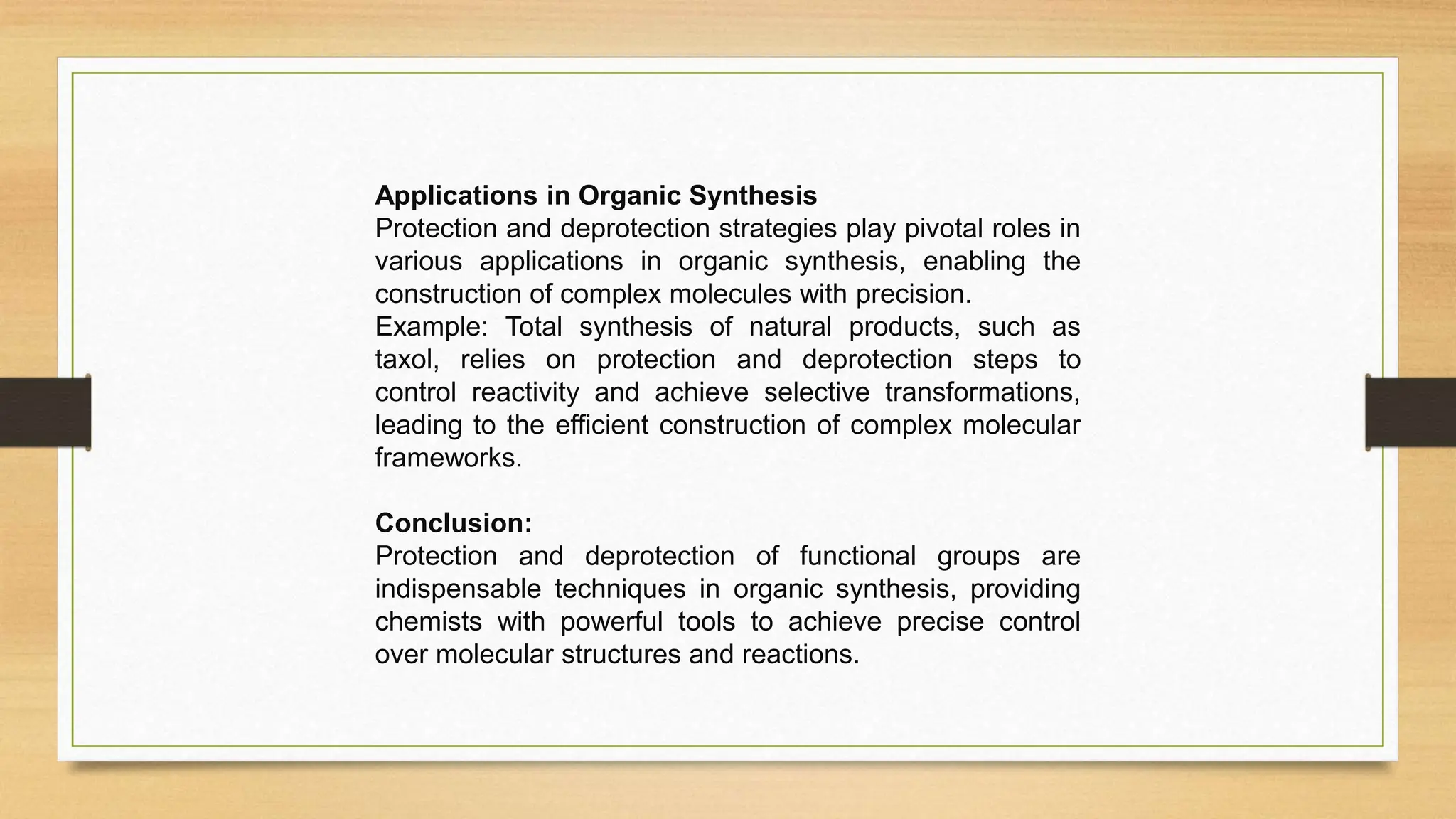 Functional Group Protection an approach to basic practice.pptx